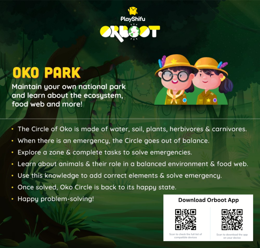 Balance the ecosystem & detangle the food chain with our new Orboot App ...